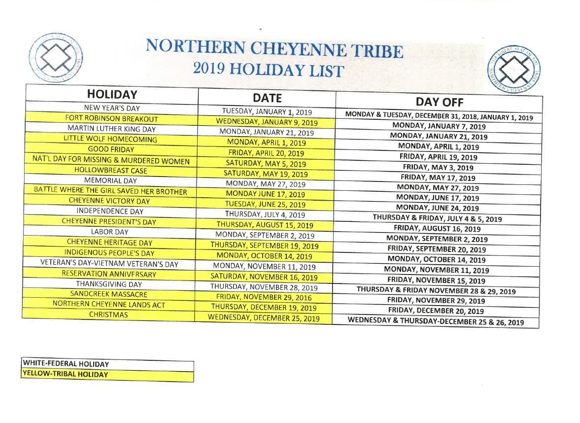 Northern Cheyenne Tribe Homepage