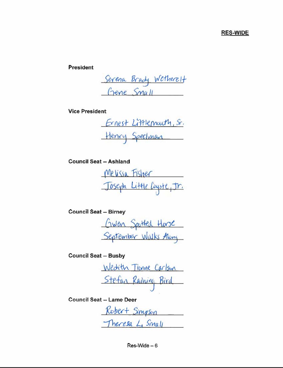 Northern Cheyenne Tribe Homepage