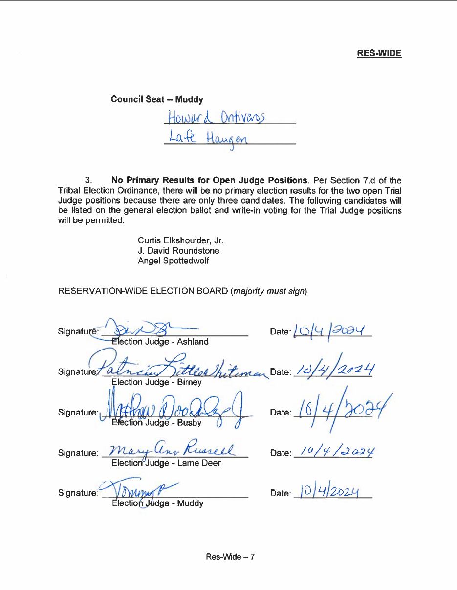 Northern Cheyenne Tribe Homepage