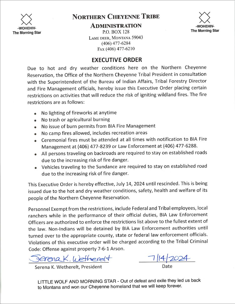 Northern Cheyenne Tribe Homepage