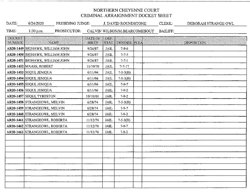 Northern Cheyenne Judicial